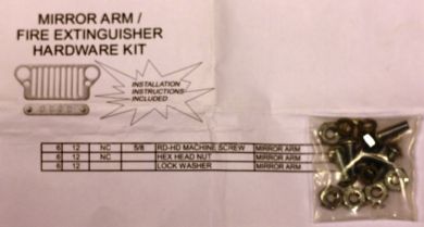MIRROR ARM/FIRE EXT. HARDWARE KIT - HMKSHOP - Depot Moane