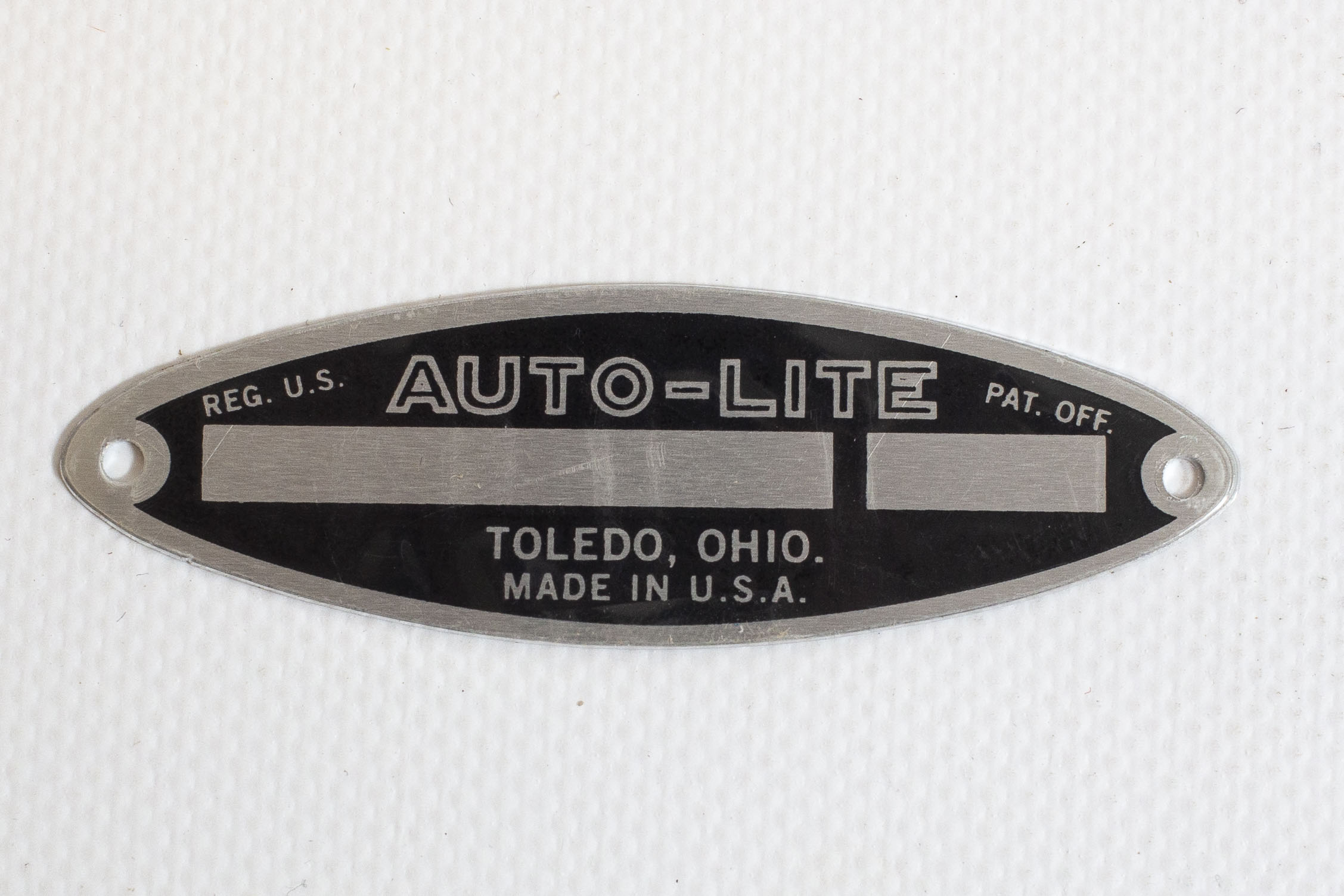 DATAPLATE STARTER AUTOLITE - HMKSHOP - Depot Moane