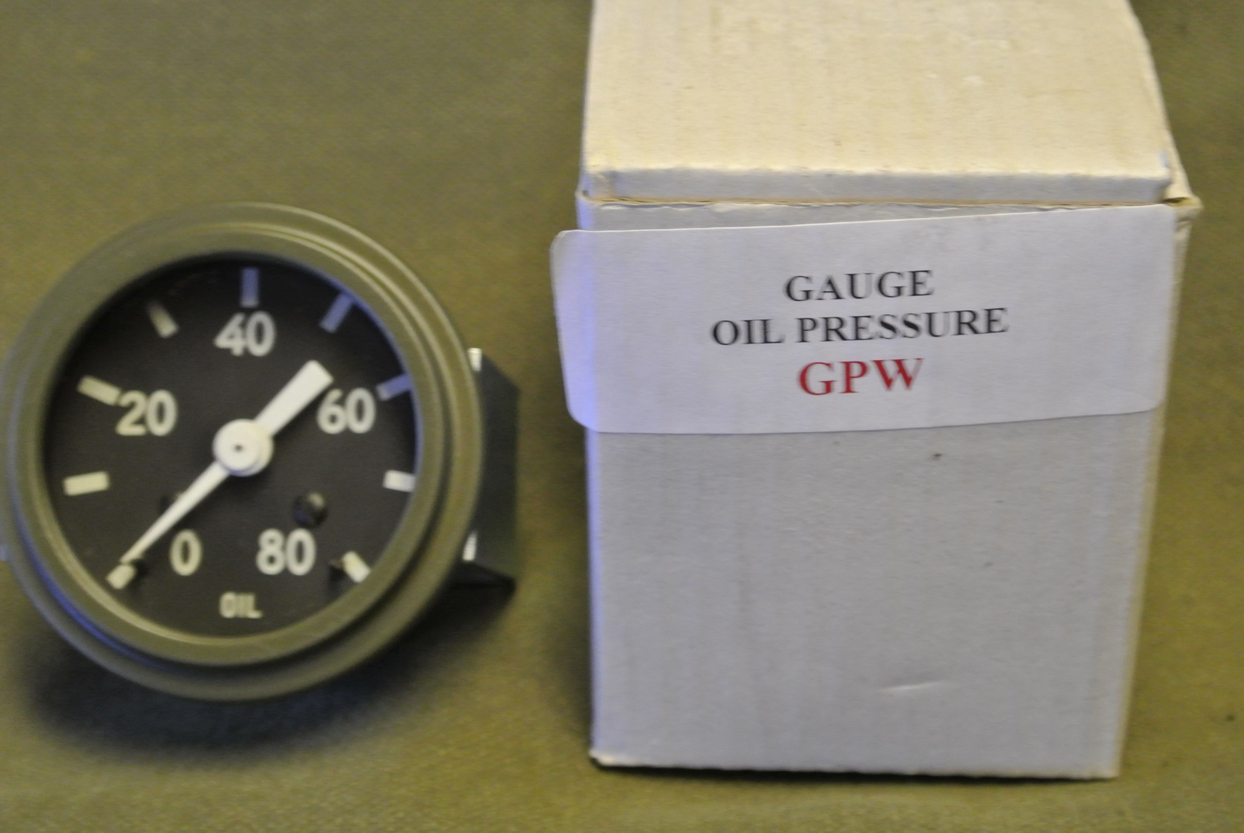 GAUGE OIL PRESSURE GPW - HMKSHOP - Depot Moane
