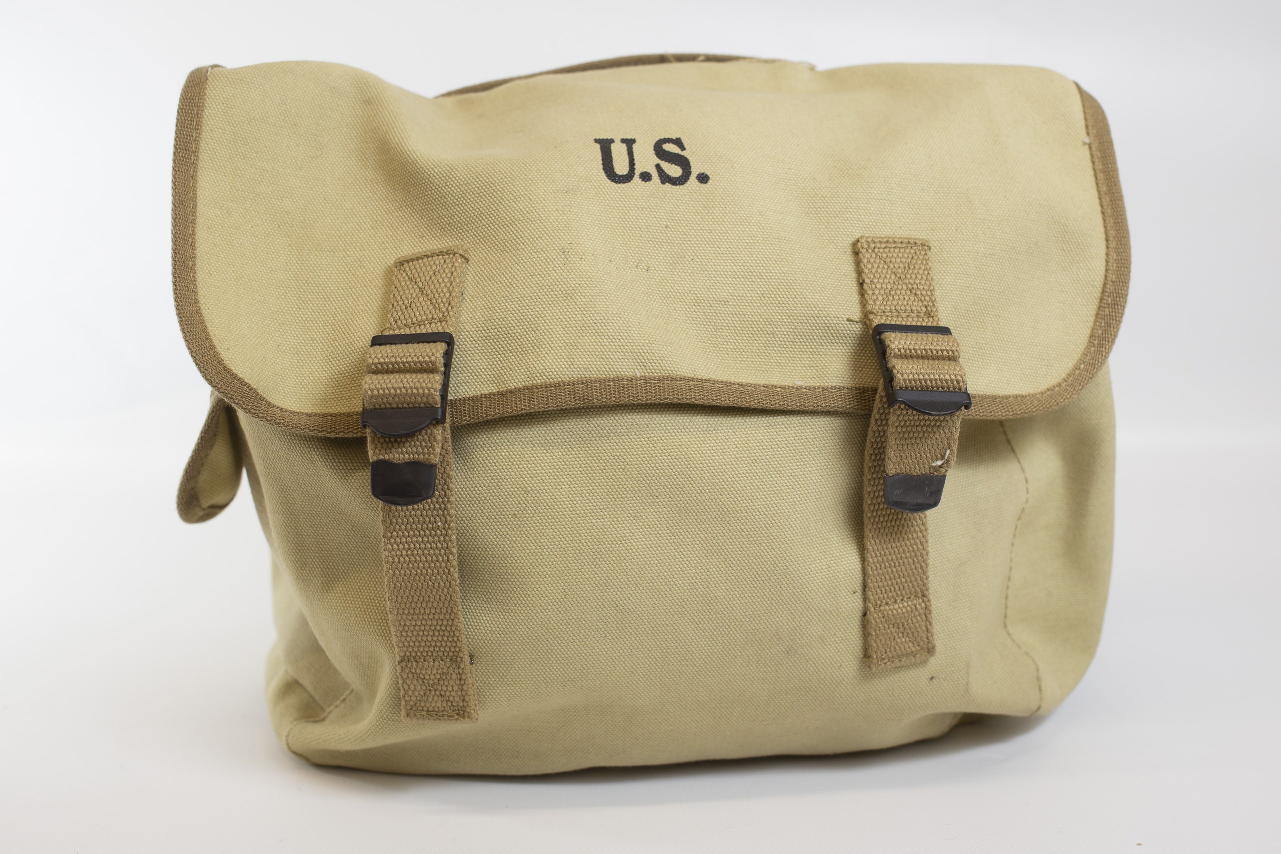 US WWII M1936 FIELD PACK M36 MUSETTE PACK TAN - HMKSHOP - Depot Moane