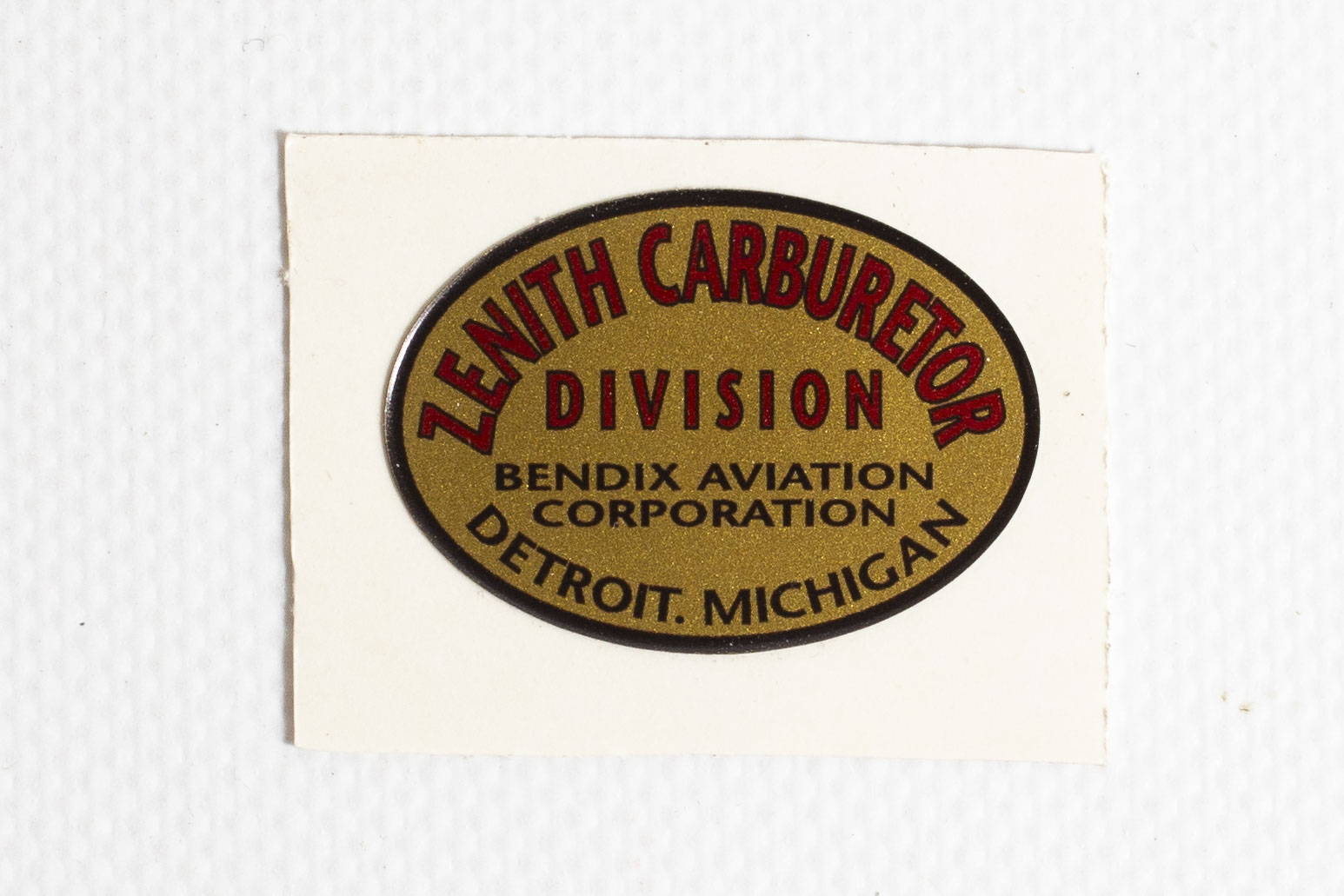 FUEL FILTER ADESIVE LABEL - ZENITH - HMKSHOP - Depot Moane